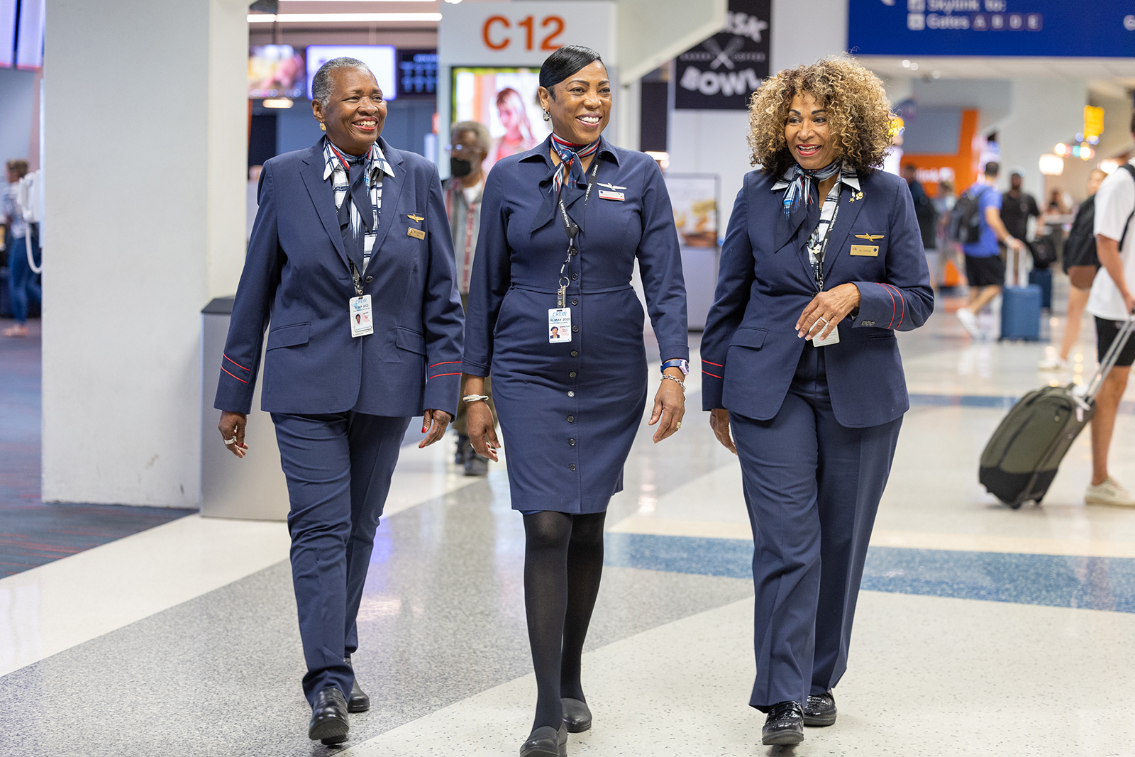 All-Black female American Airlines crew honors flying pioneer Bessie ...