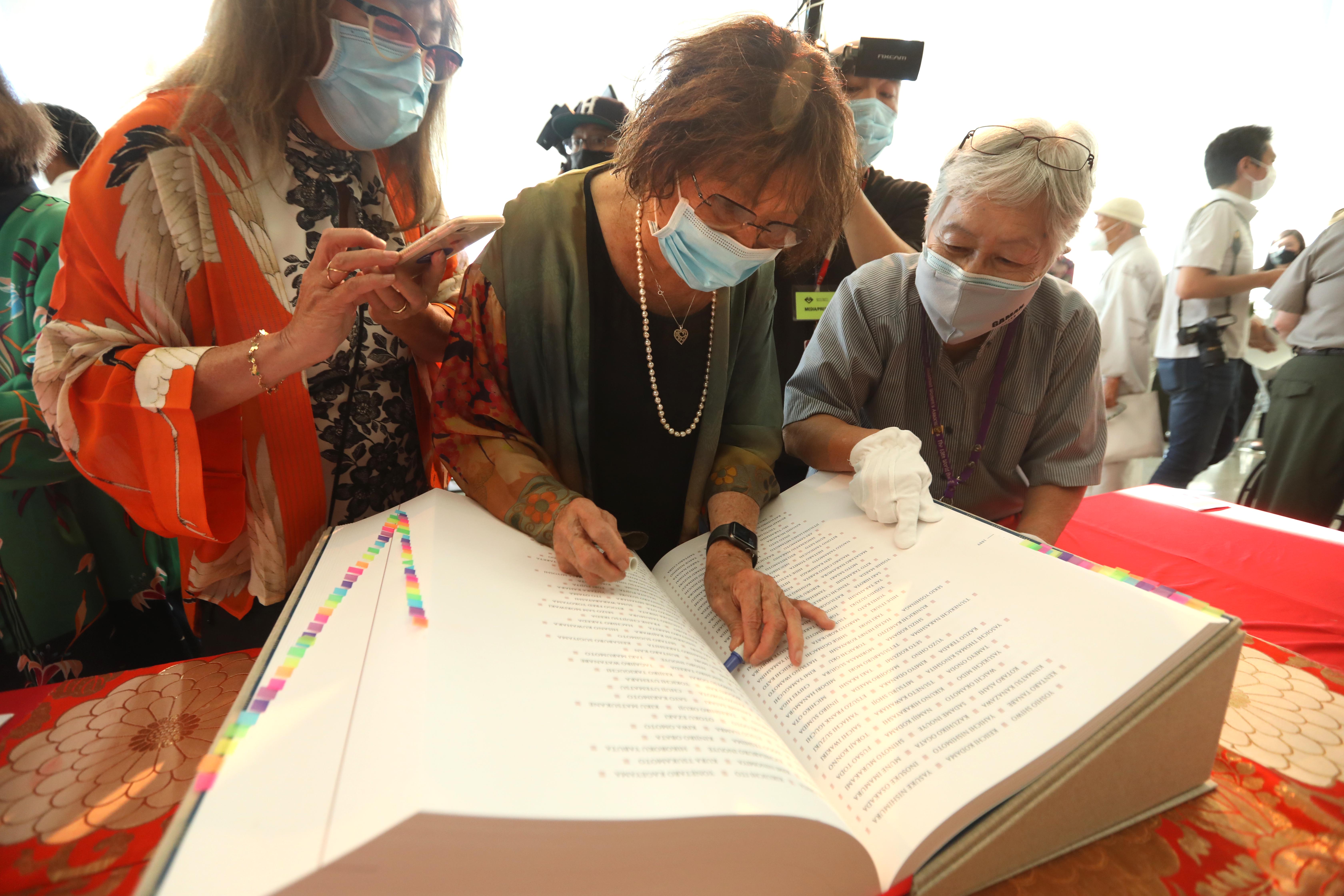 “We can see our names”: Sacred book honors WWII-incarcerated Japanese Americans