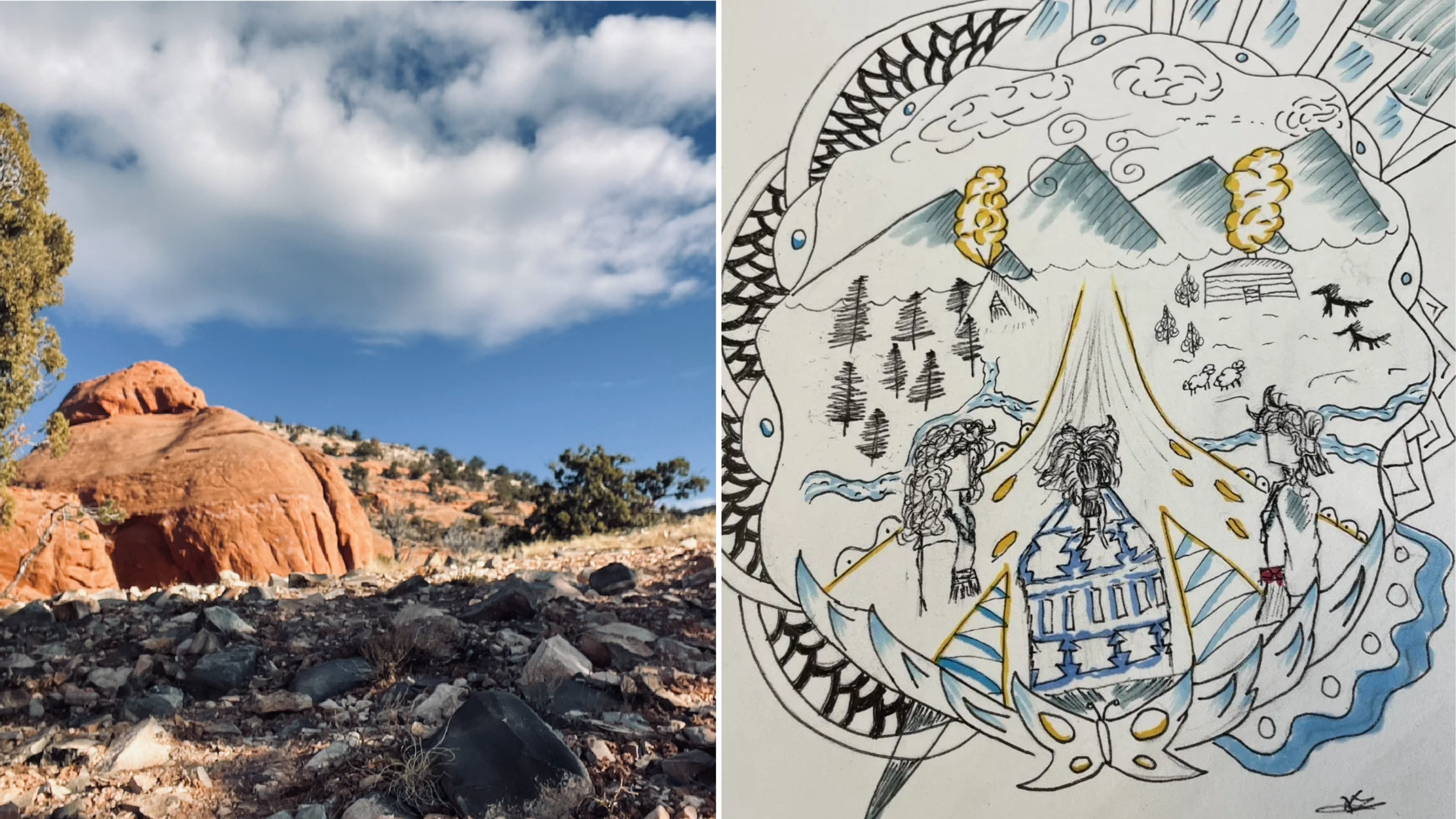 Navajo students in New Mexico mark the release of new poetry magazine