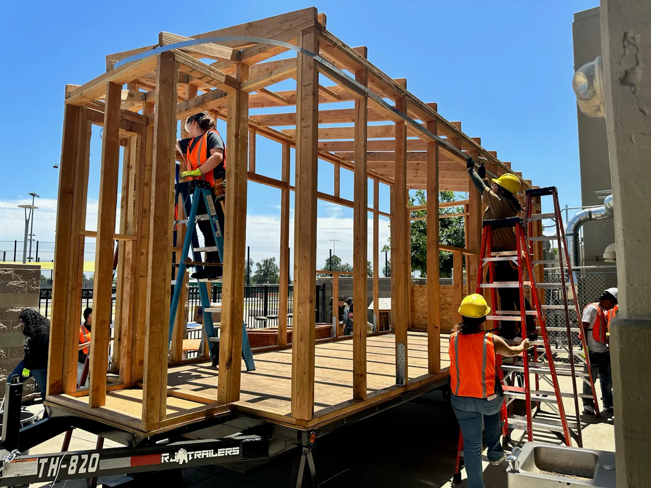 Tiny home highlights growing trade programs at high school in California