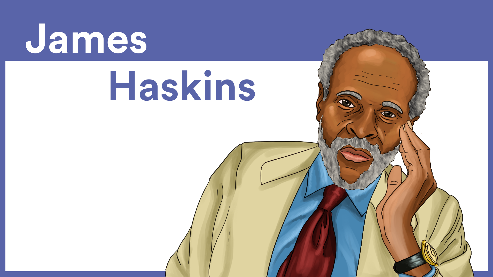 Author James Haskins wrote about Black people’s lives and accomplishments