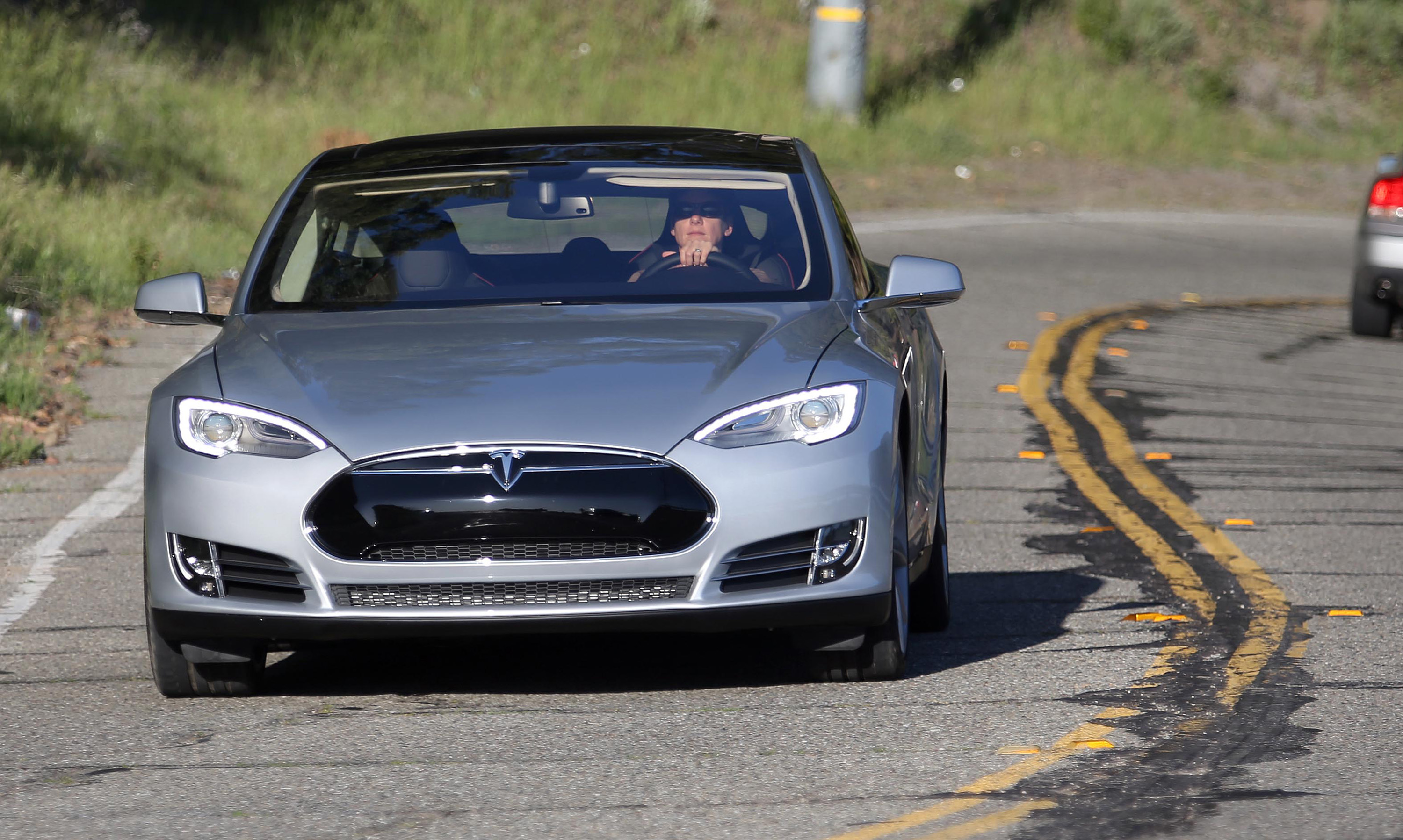 Tesla claims its electric Model S starred in crash tests of federal agency