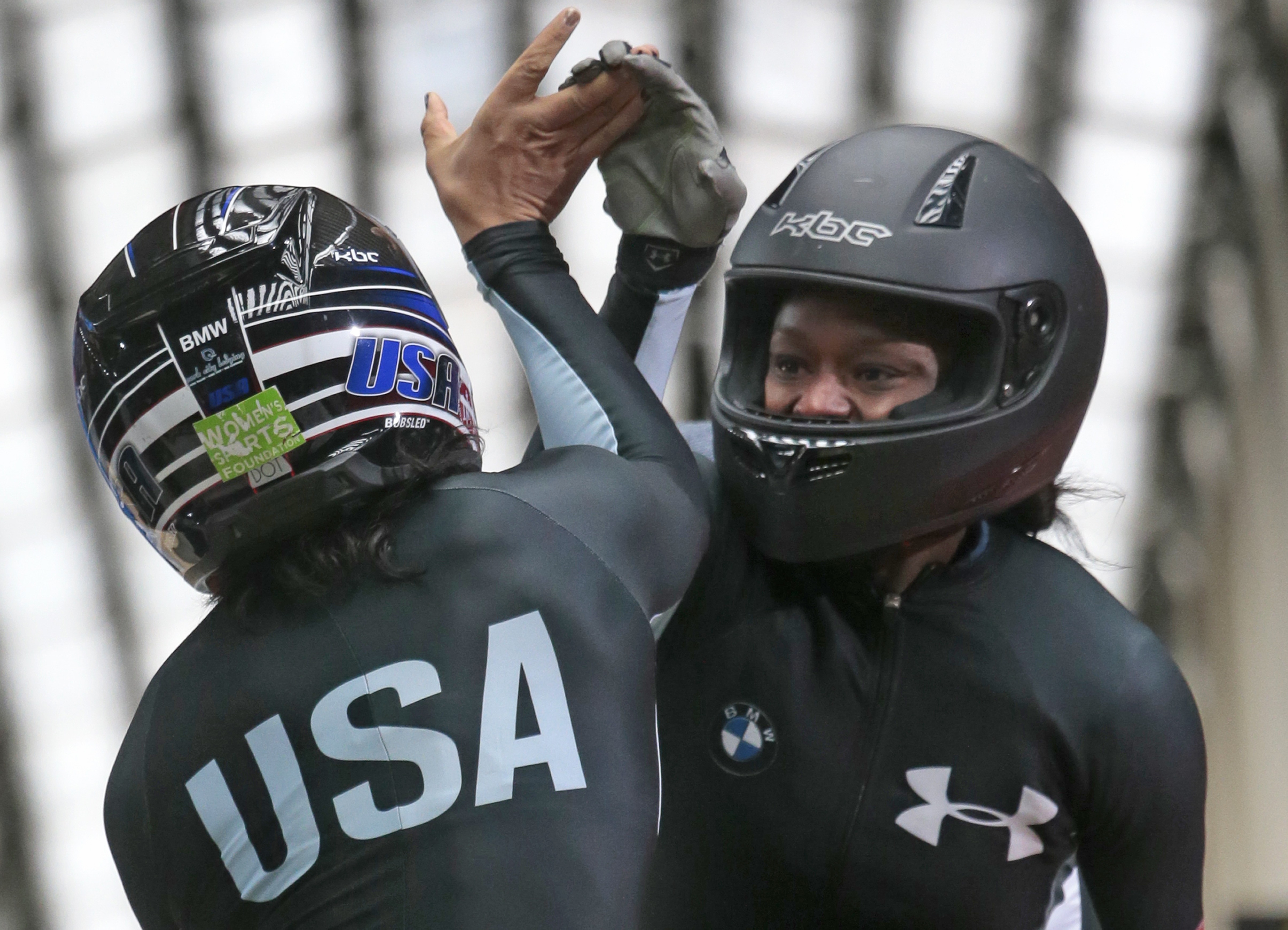Aja Evans trains hard for Olympic bobsledding