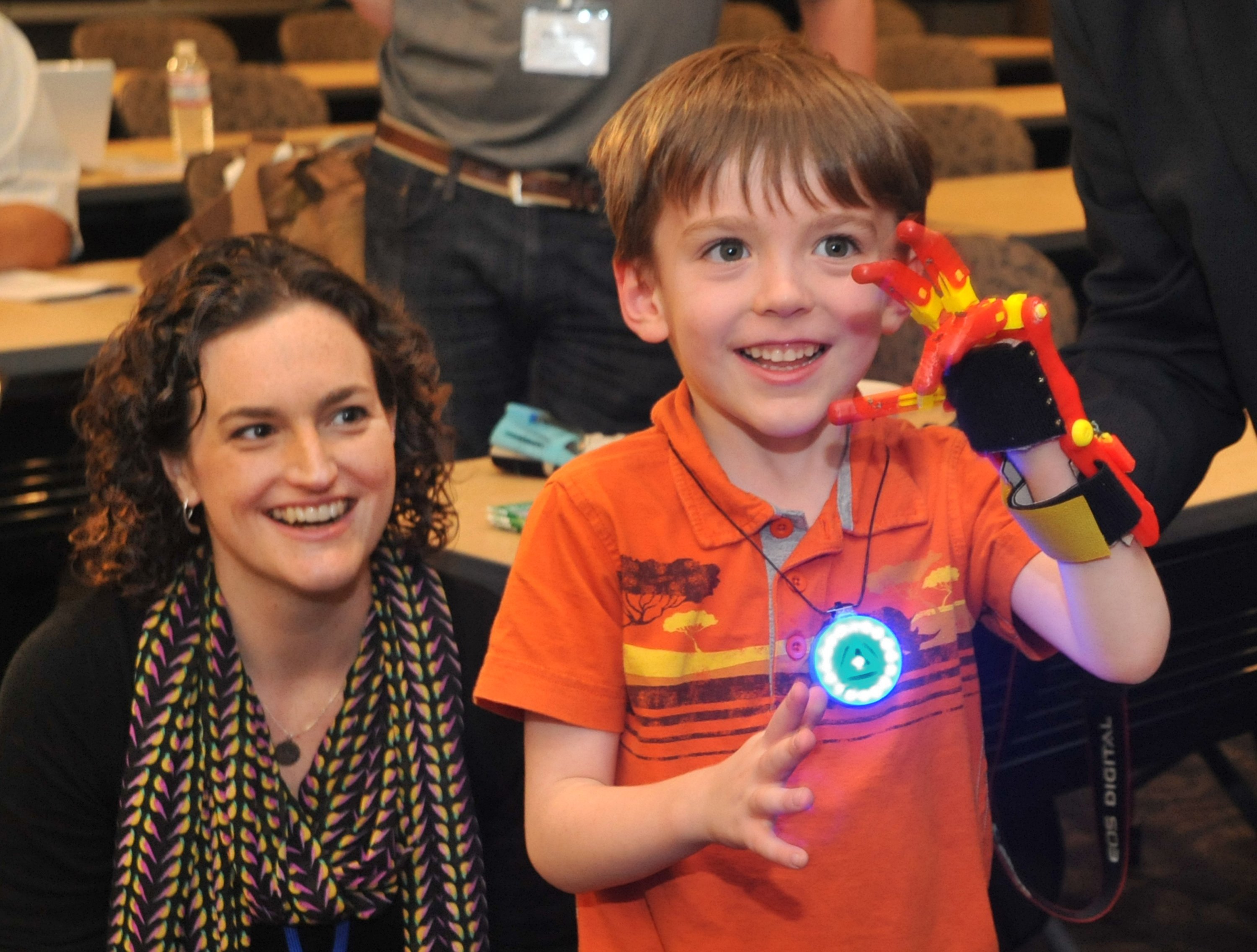 Kids love their Robohands