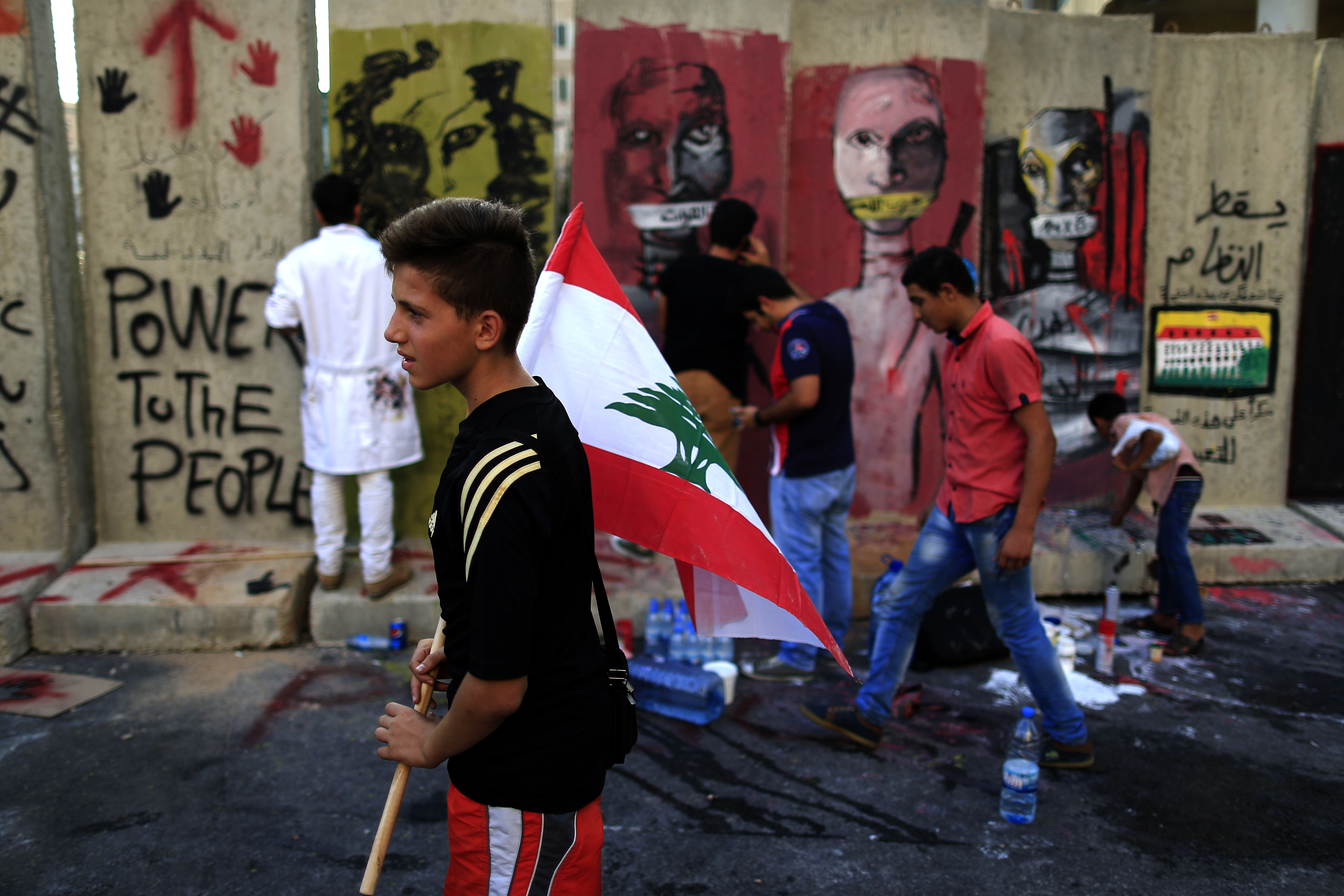 Protesters want both government, garbage gone in Lebanon