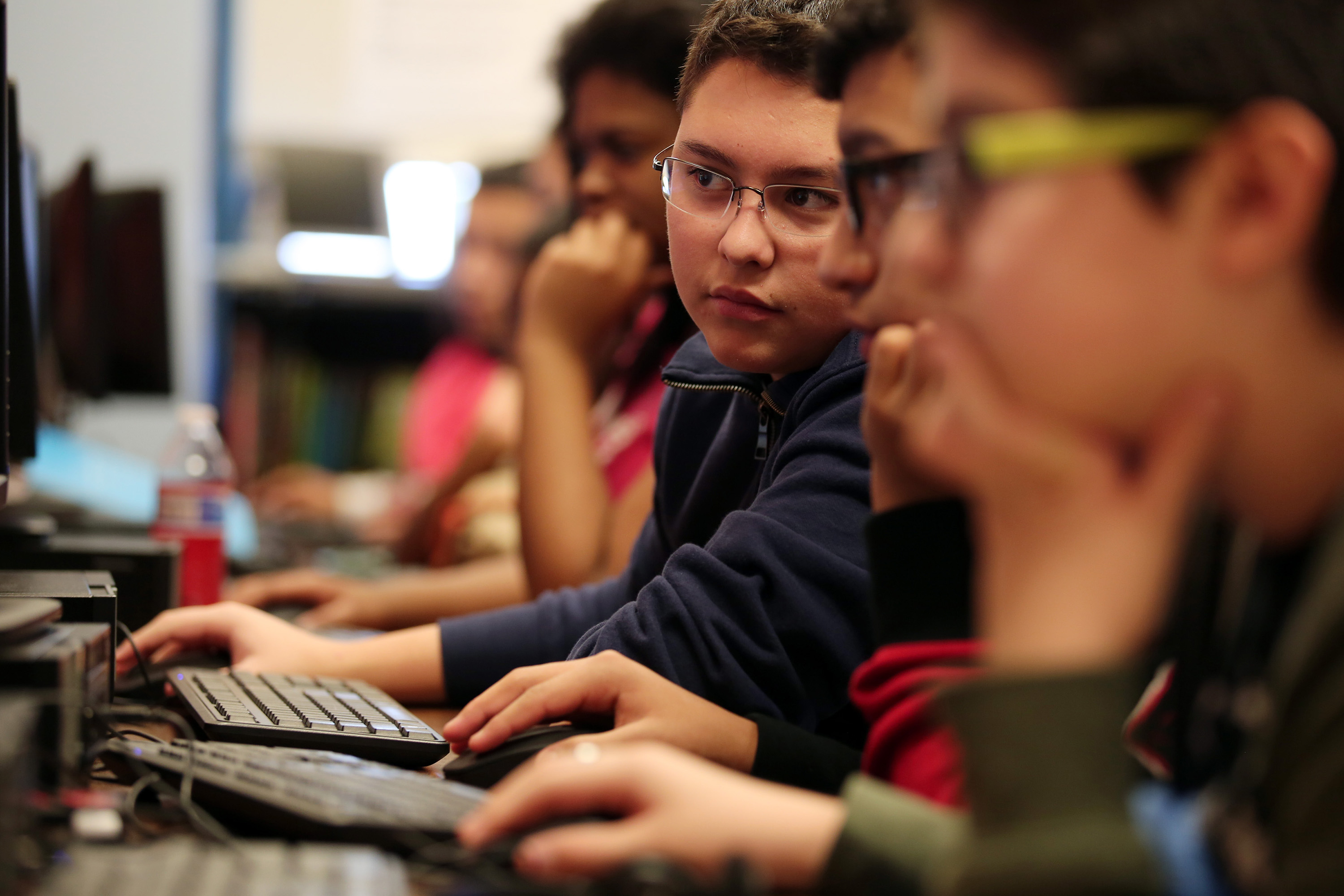 Schools start to crack the code: students learn computer skills