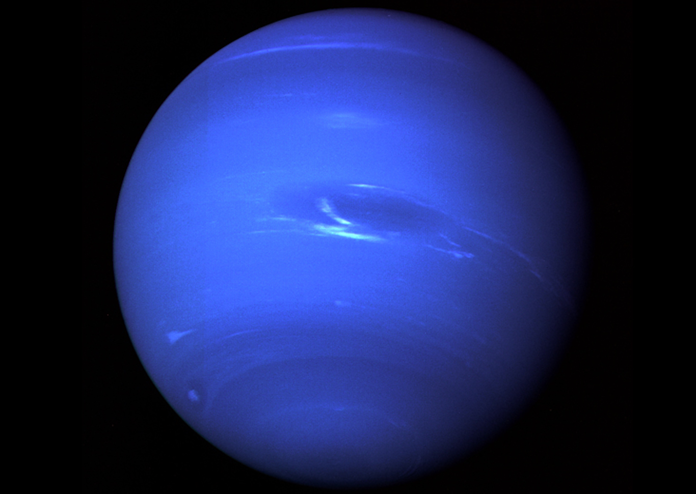 Neptune, the distant ice giant