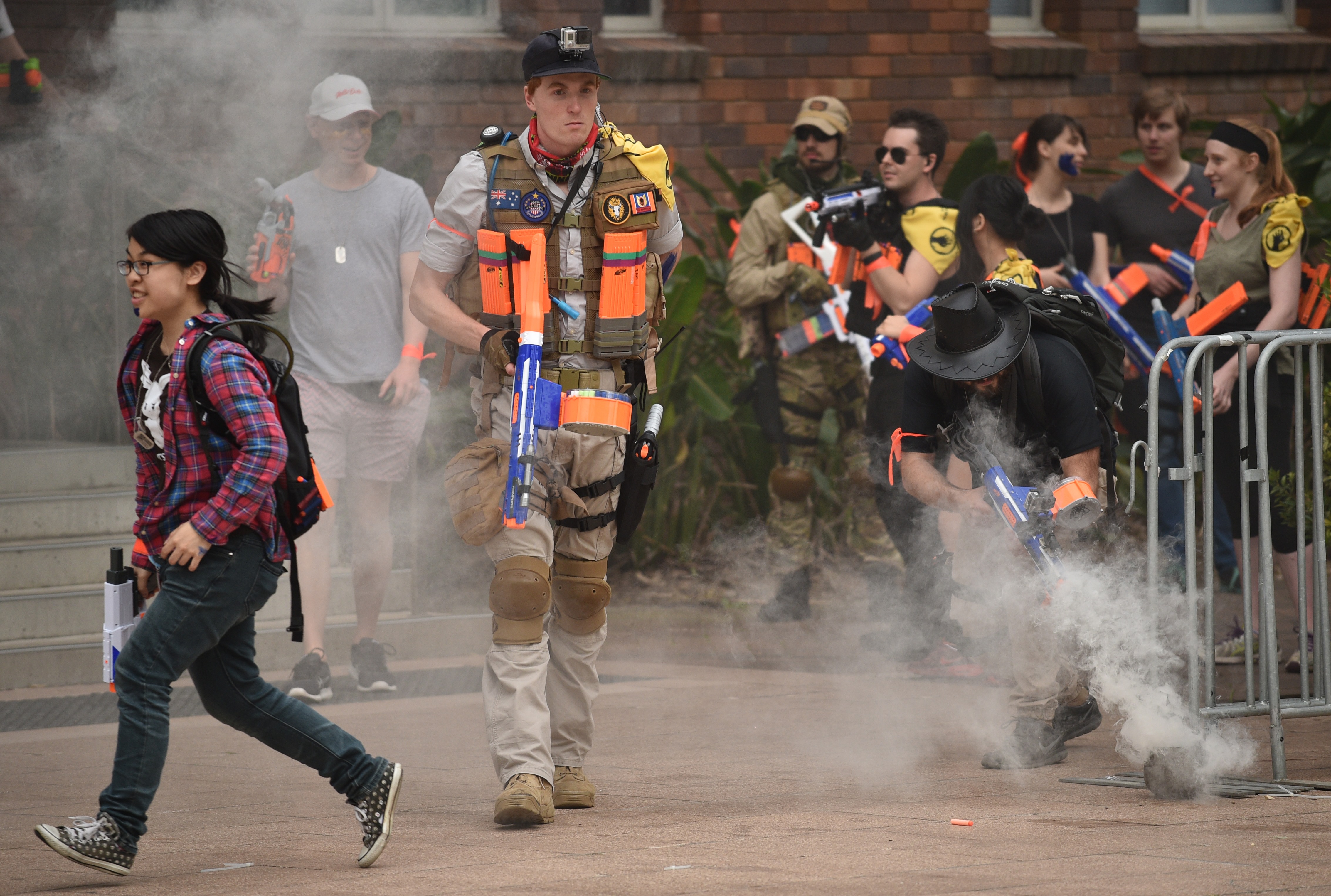 Zombies on the attack: This game simulates real life, and the undead