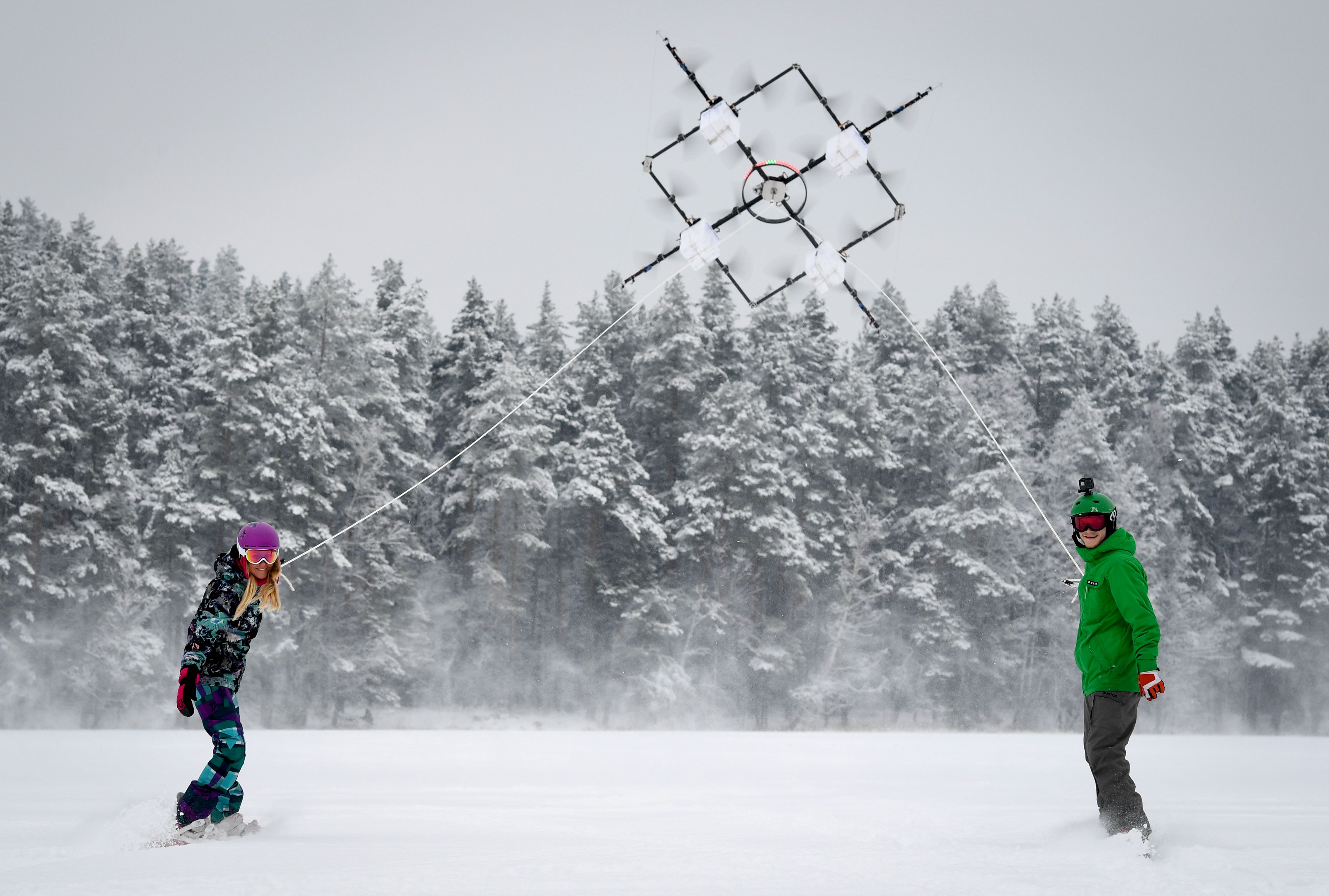 Droneboarding takes off in Latvia
