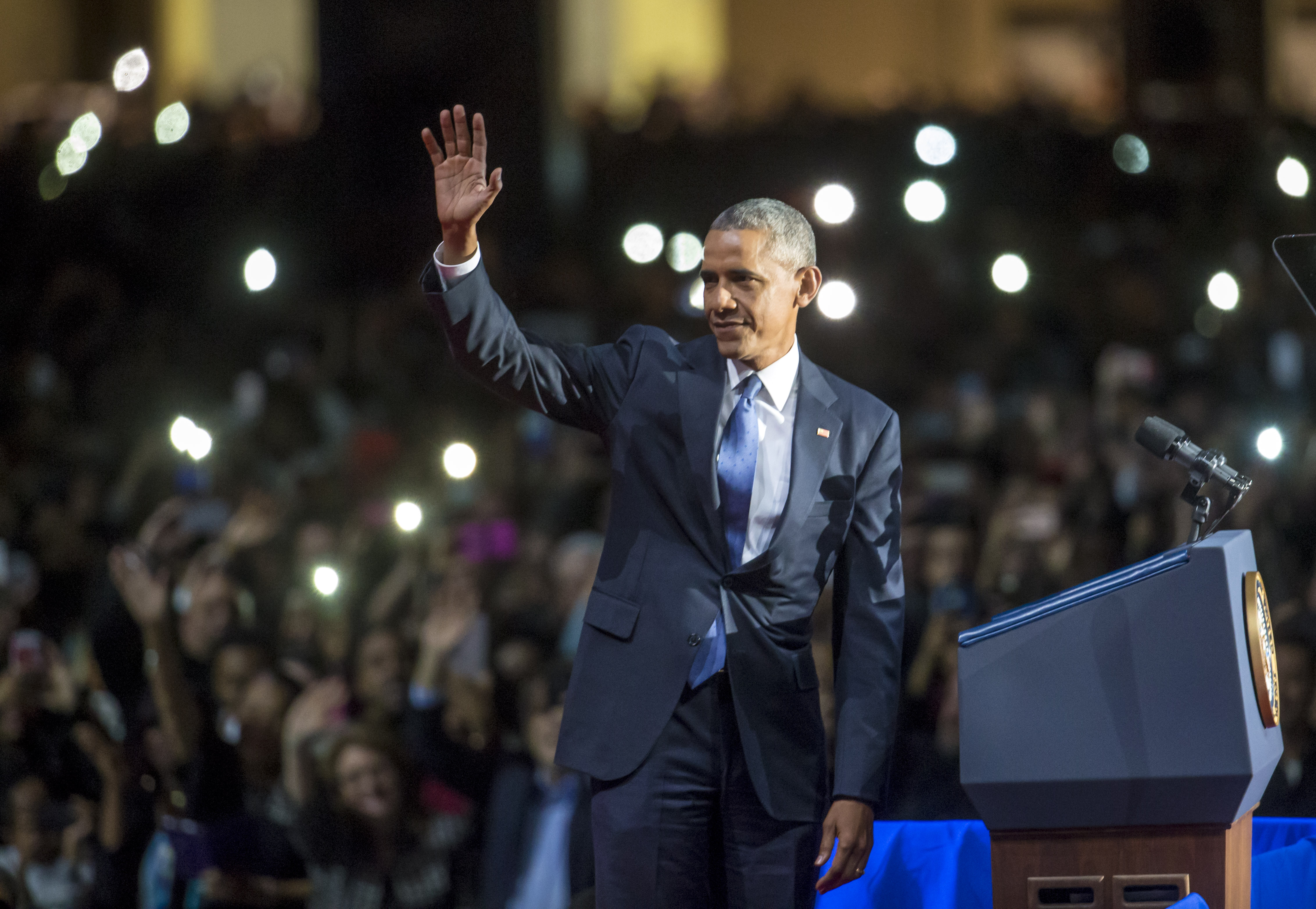 President's farewell speech challenges Americans to make change happen