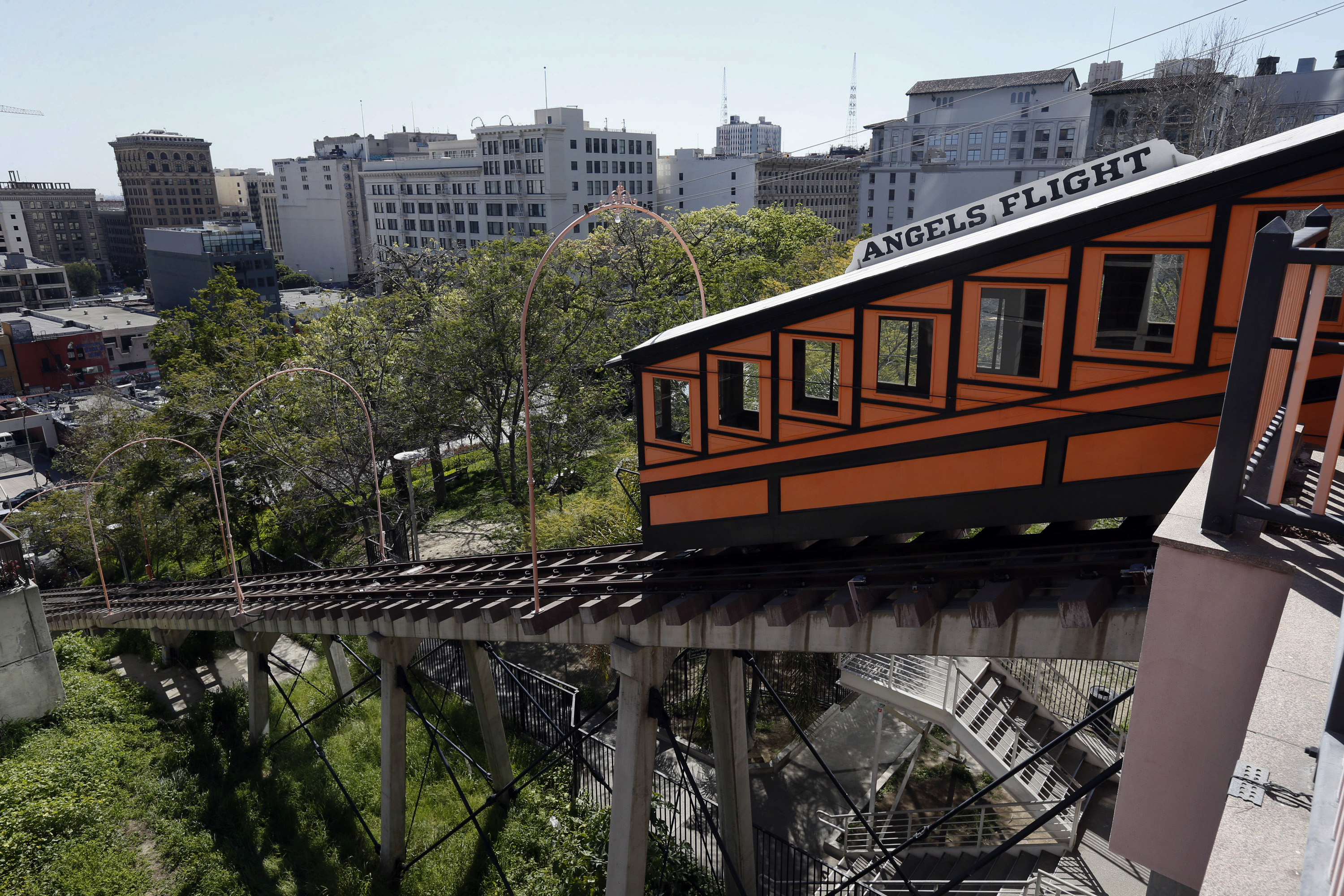 World's shortest railroad that goes up and down will reopen in L.A.