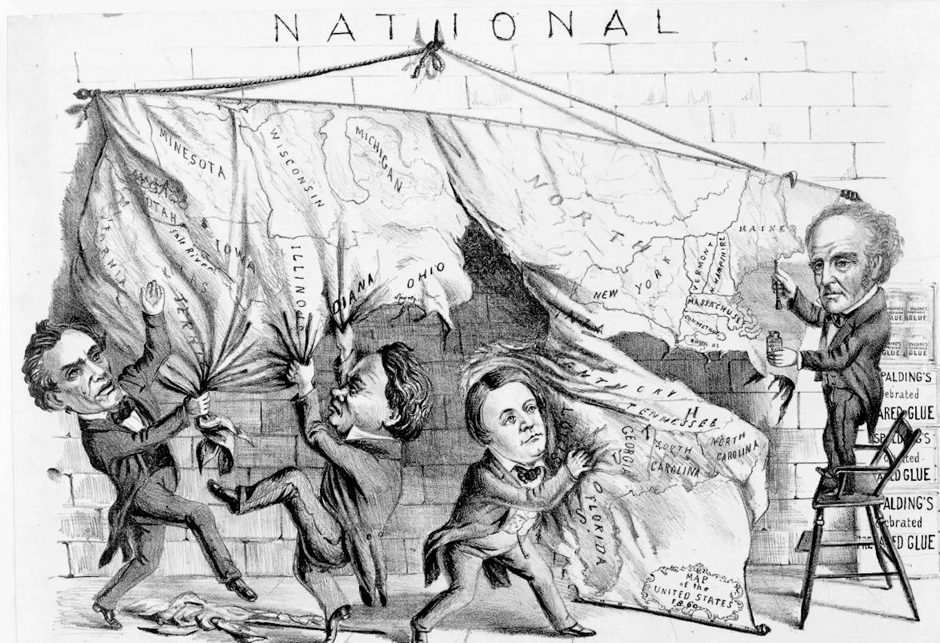 As the U.S. Grew, the North-South Dispute over Slavery Led to Civil War