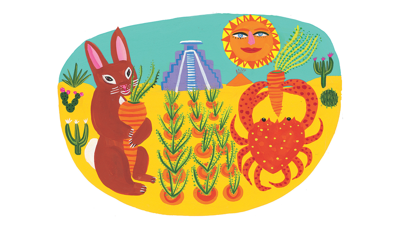 "Rabbit and Crab": A Maya story