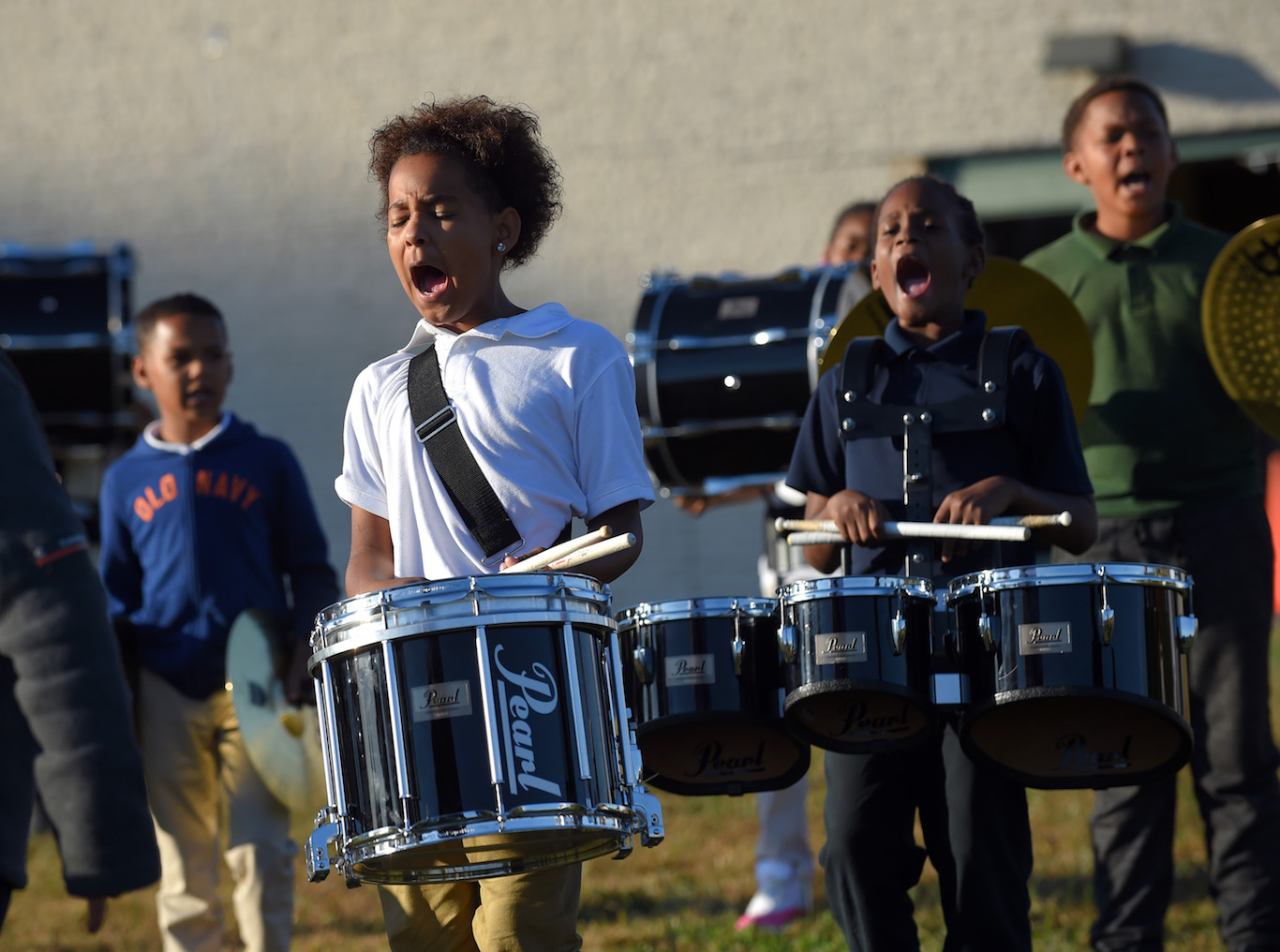 Music teacher empowers marching band of fourth- and fifth-graders