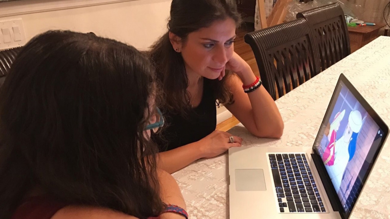 SpongeBob is helping a Syrian woman preserve her culture for her daughter