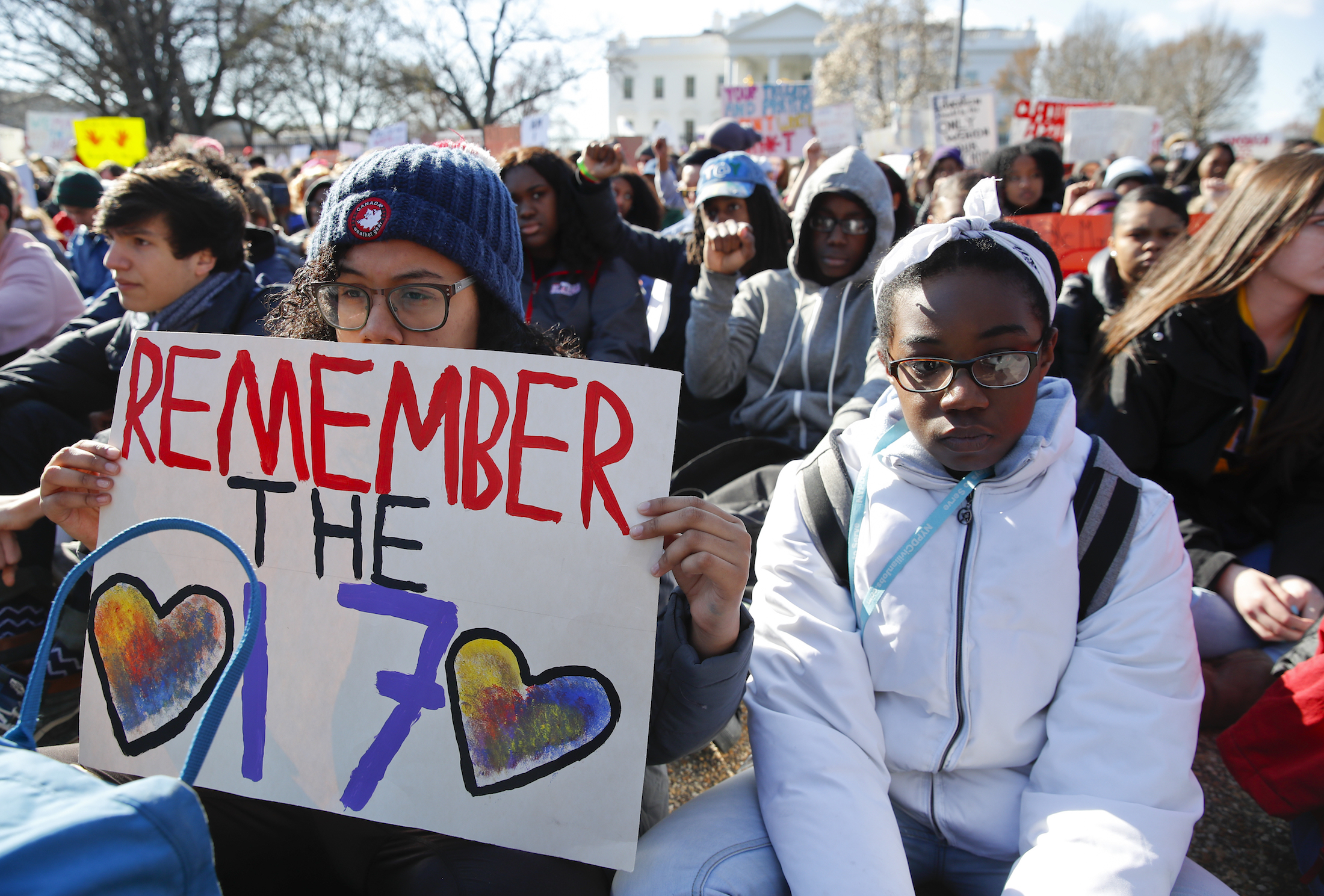 U.S. students stage school walkouts to protest gun violence