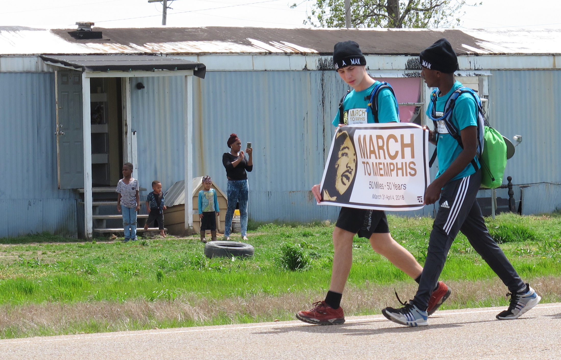 Six teens walk 50 miles in tribute to Martin Luther King Jr.