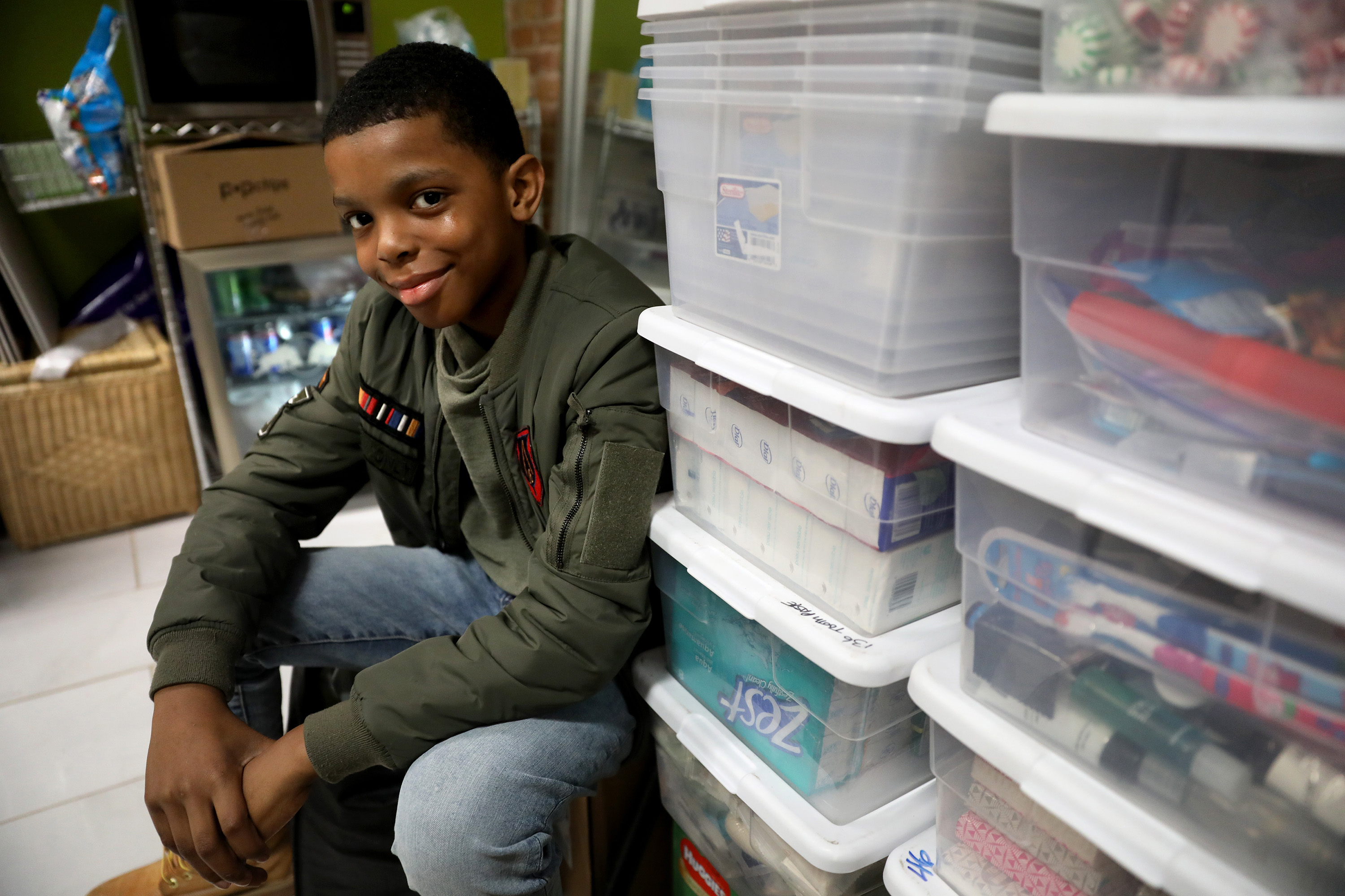 A 10-year-old’s blessing bags for the homeless are getting him noticed