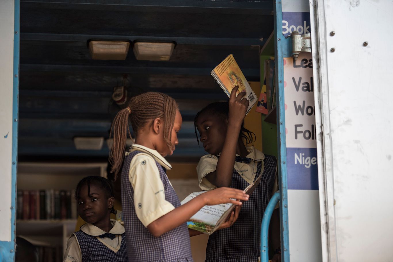 Traveling libraries bring books to kids around the world