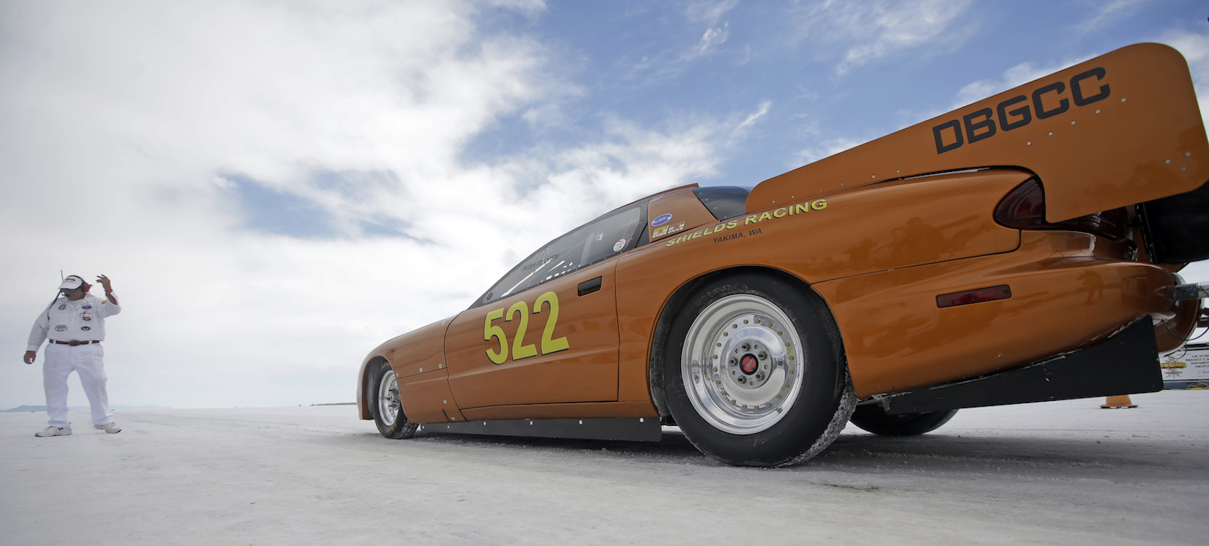 Record-breaking speeds reached by modified vehicles at Utah salt flats