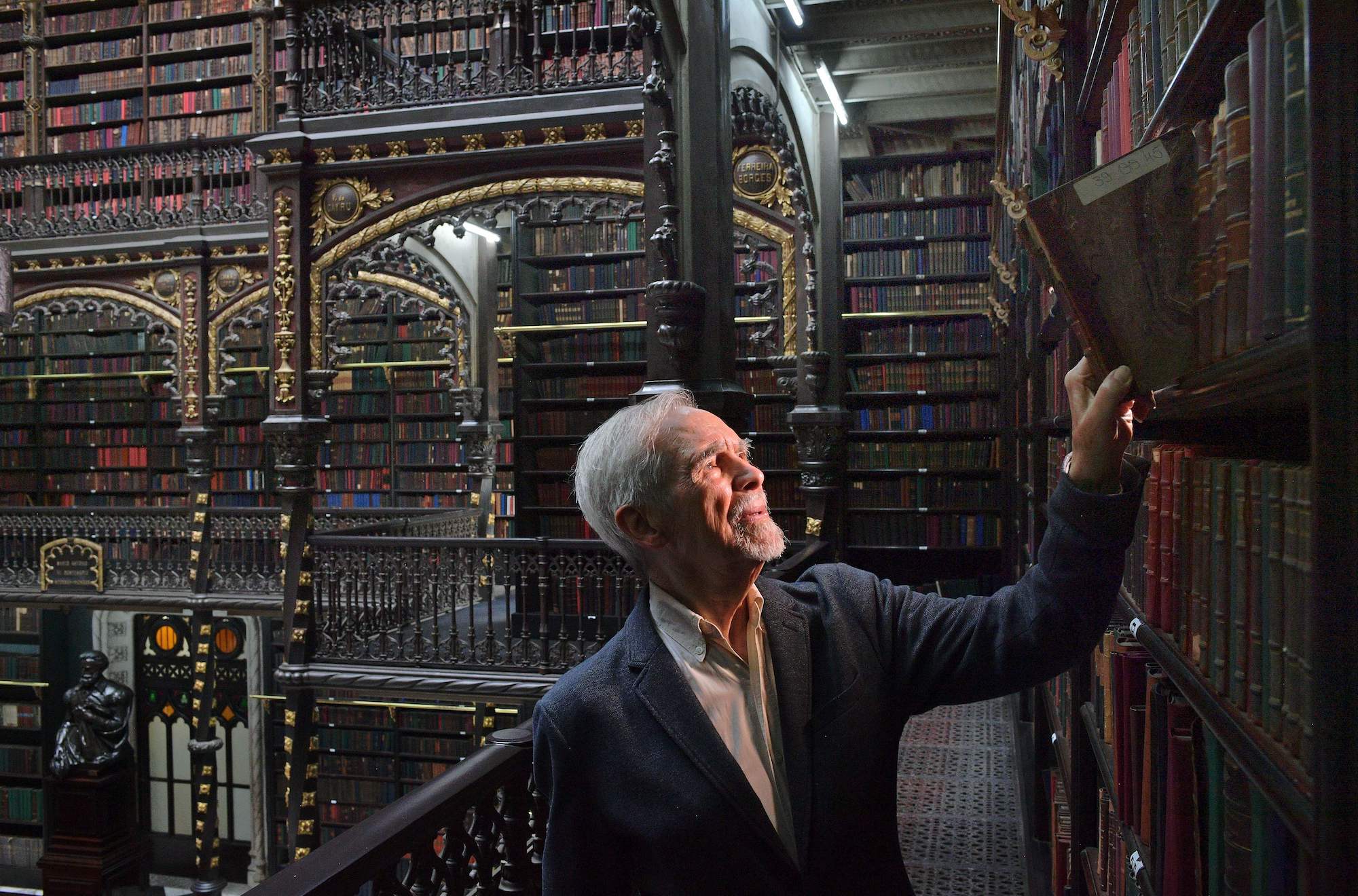 Very old library looks like it belongs in a "Harry Potter" movie