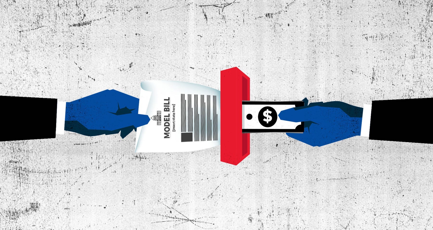 You elected them to write new laws. They’re letting corporations do it.