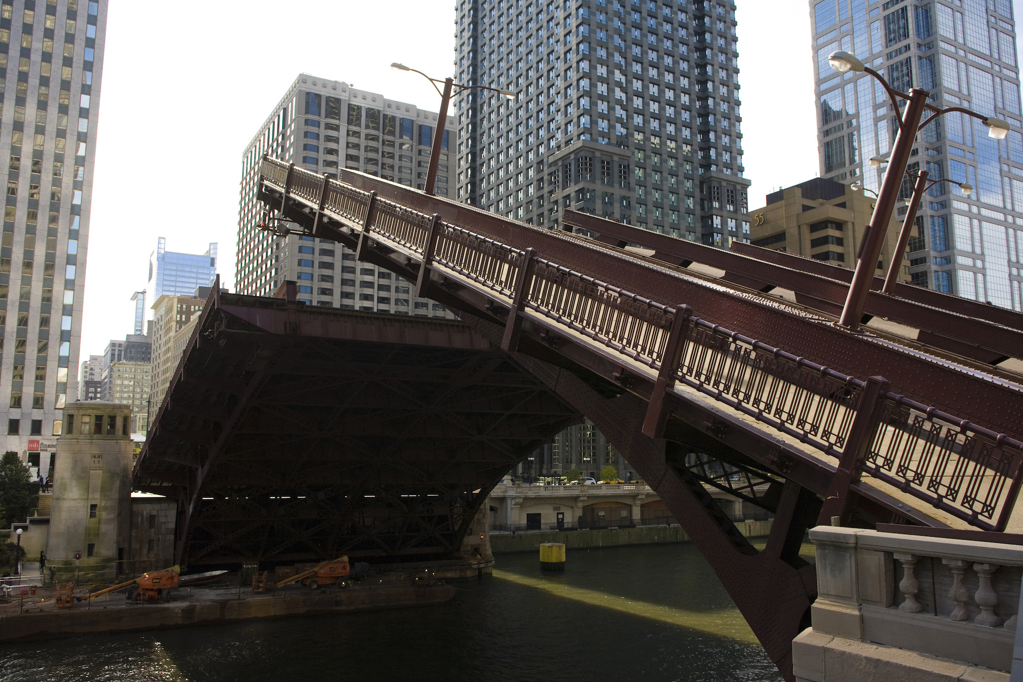Getting around Chicago means relying on its many drawbridges