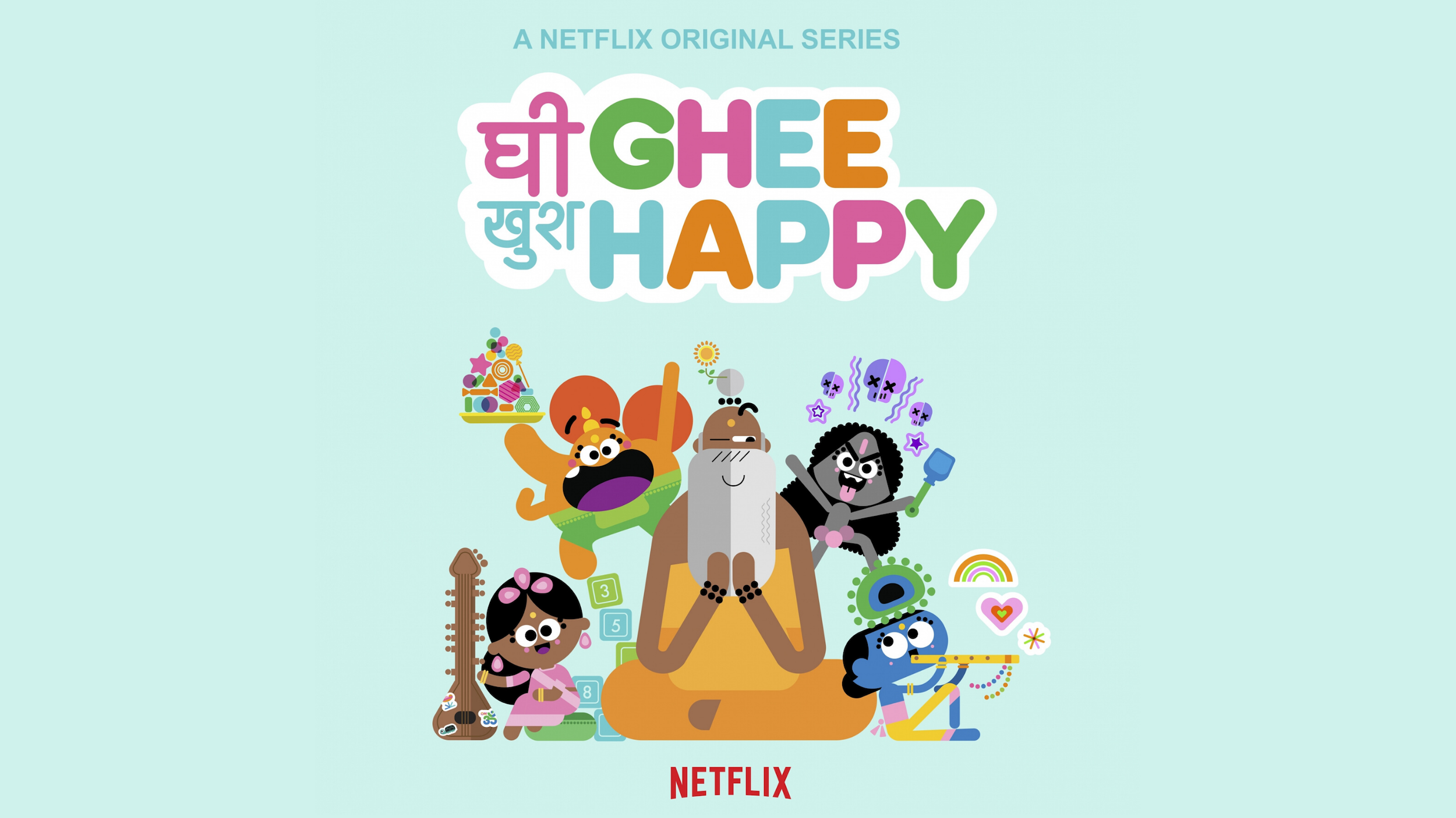 As Hindu gods, preschoolers have power in Netflix show "Ghee Happy"