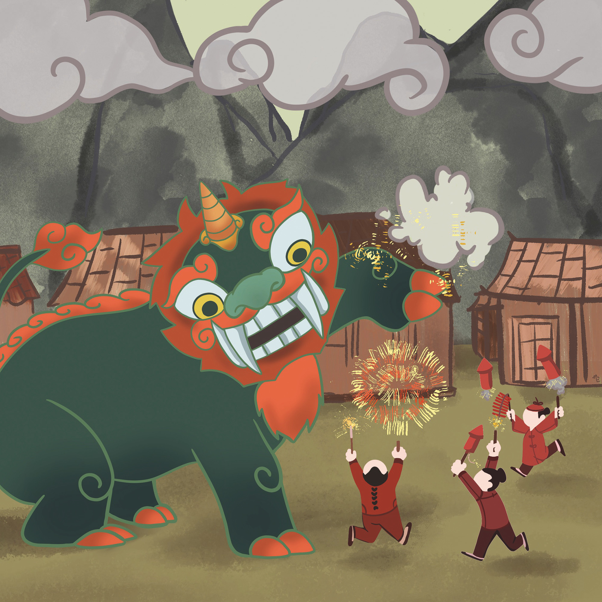 Essay: Celebrate Lunar New Year with a sharp-toothed monster