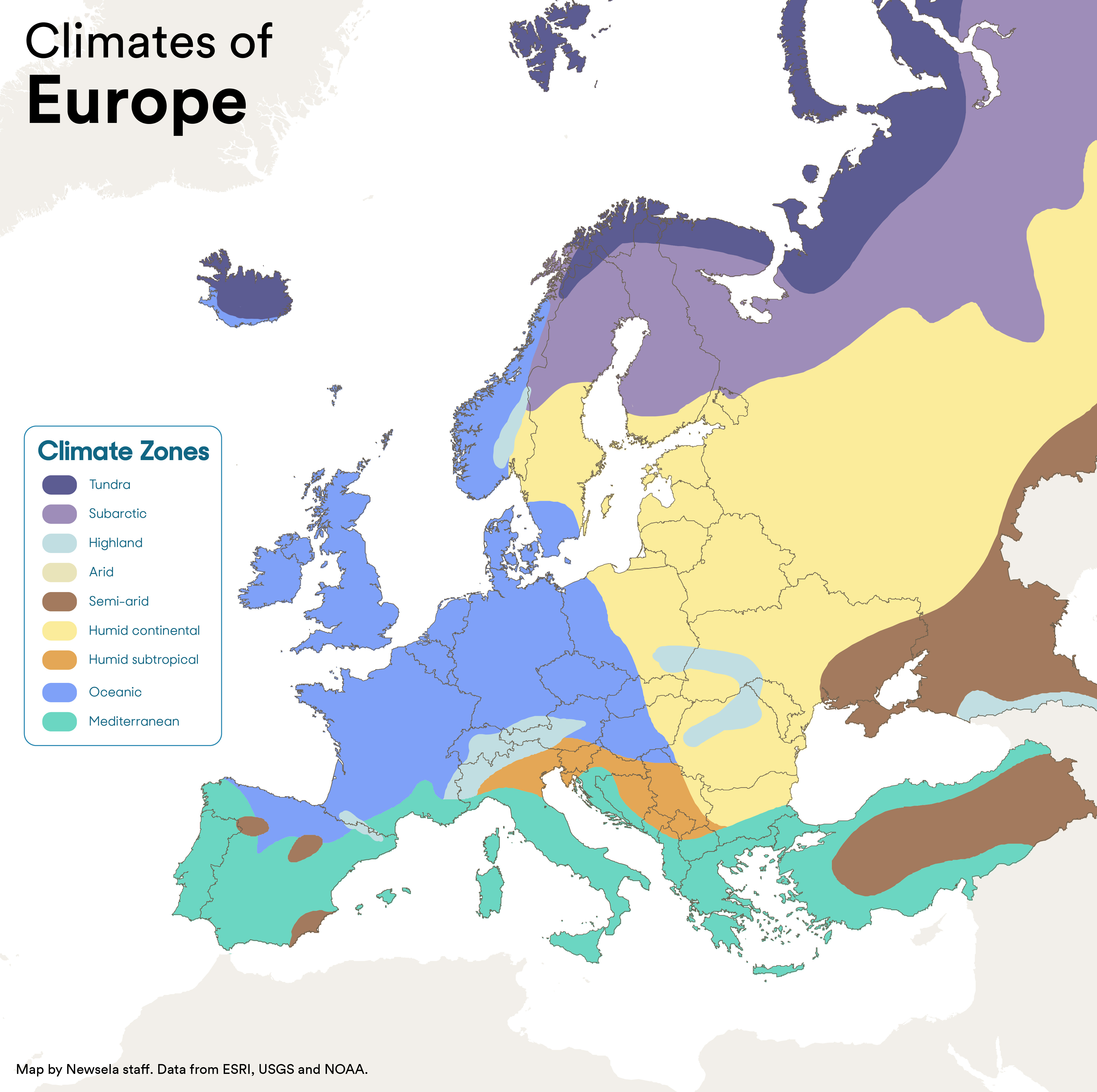 Europe's climates
