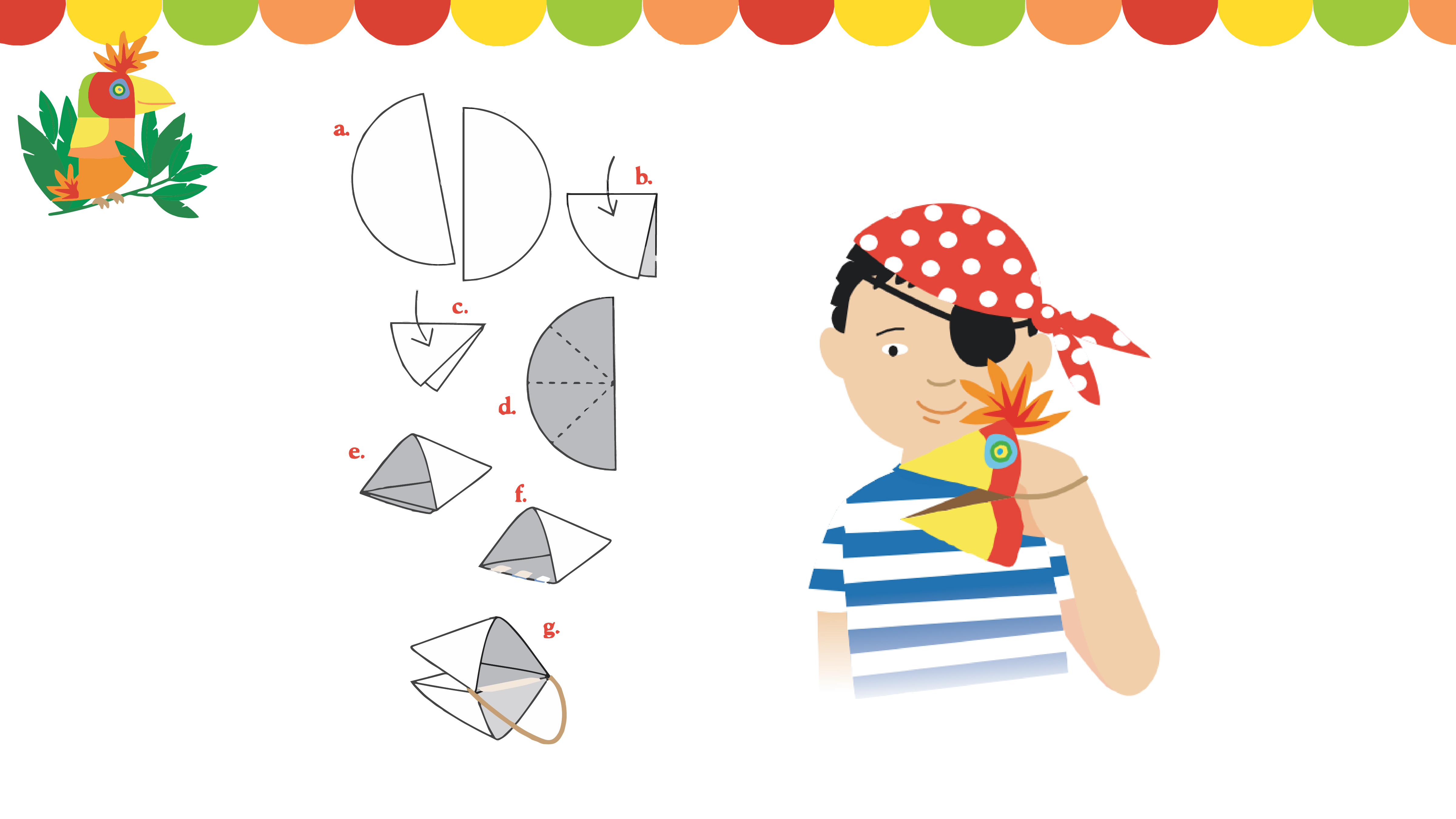 How to make a parrot puppet