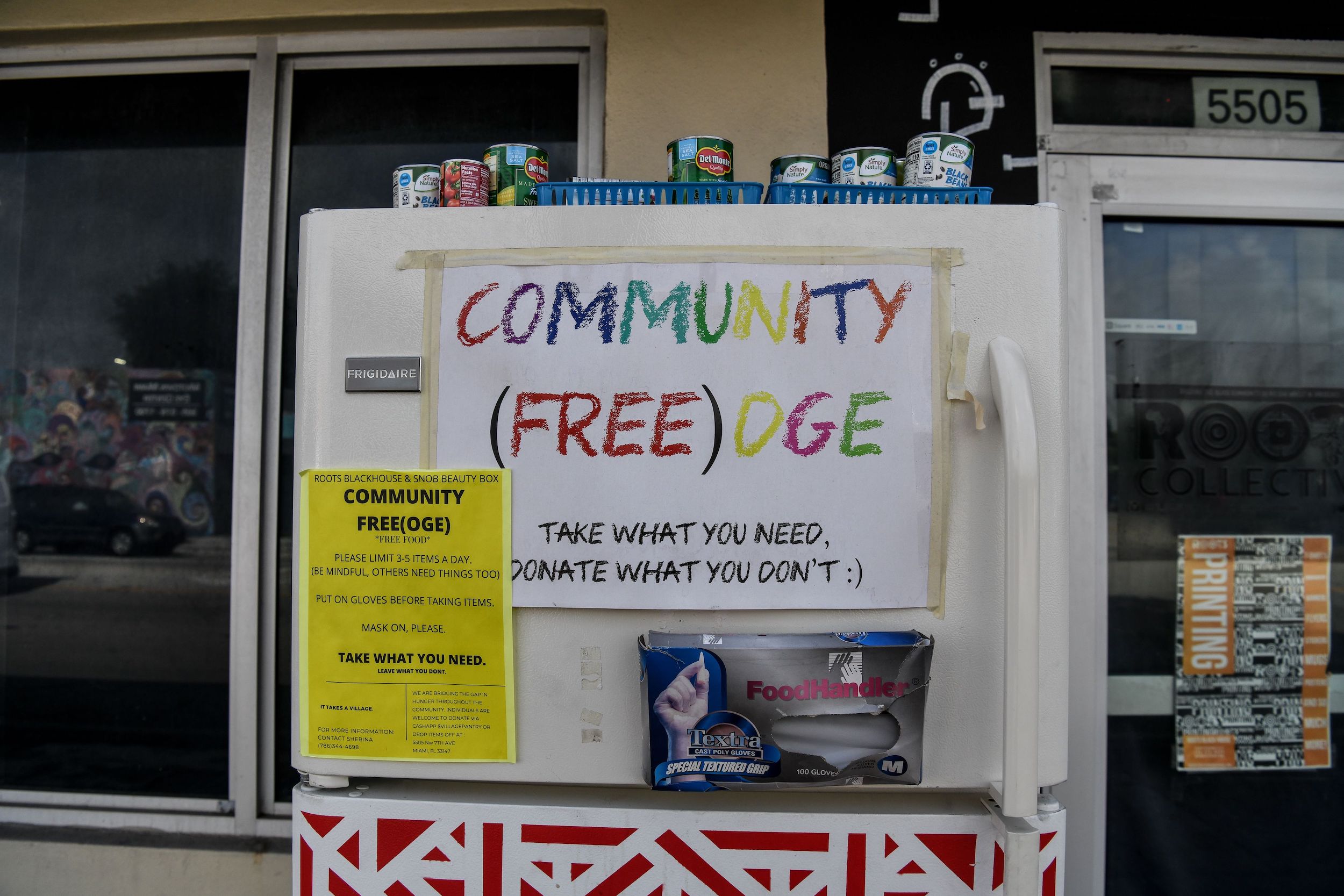 Neighbors feeding neighbors: community fridges strengthen ties amid ...
