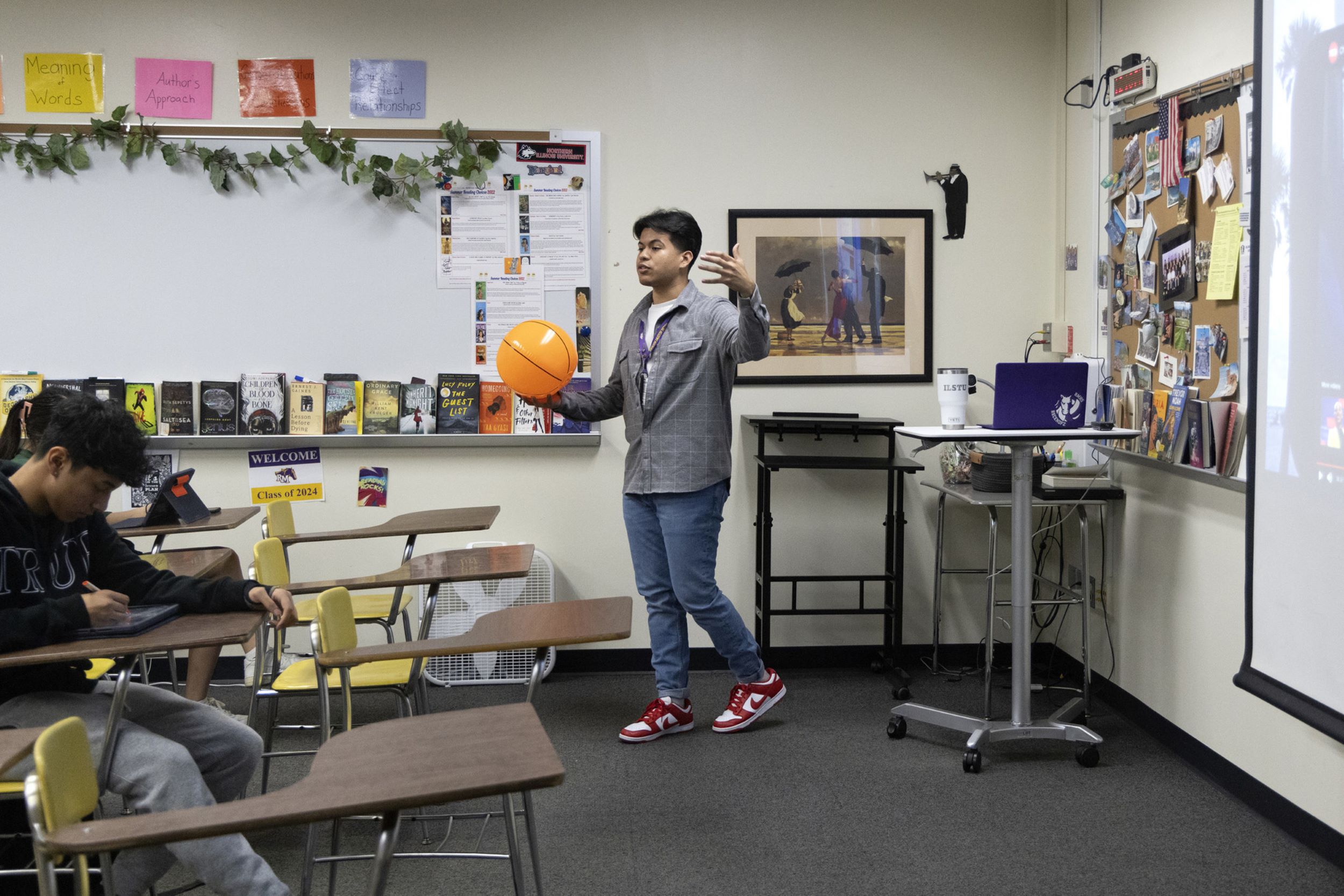 First-generation college grads return to their high school as English ...